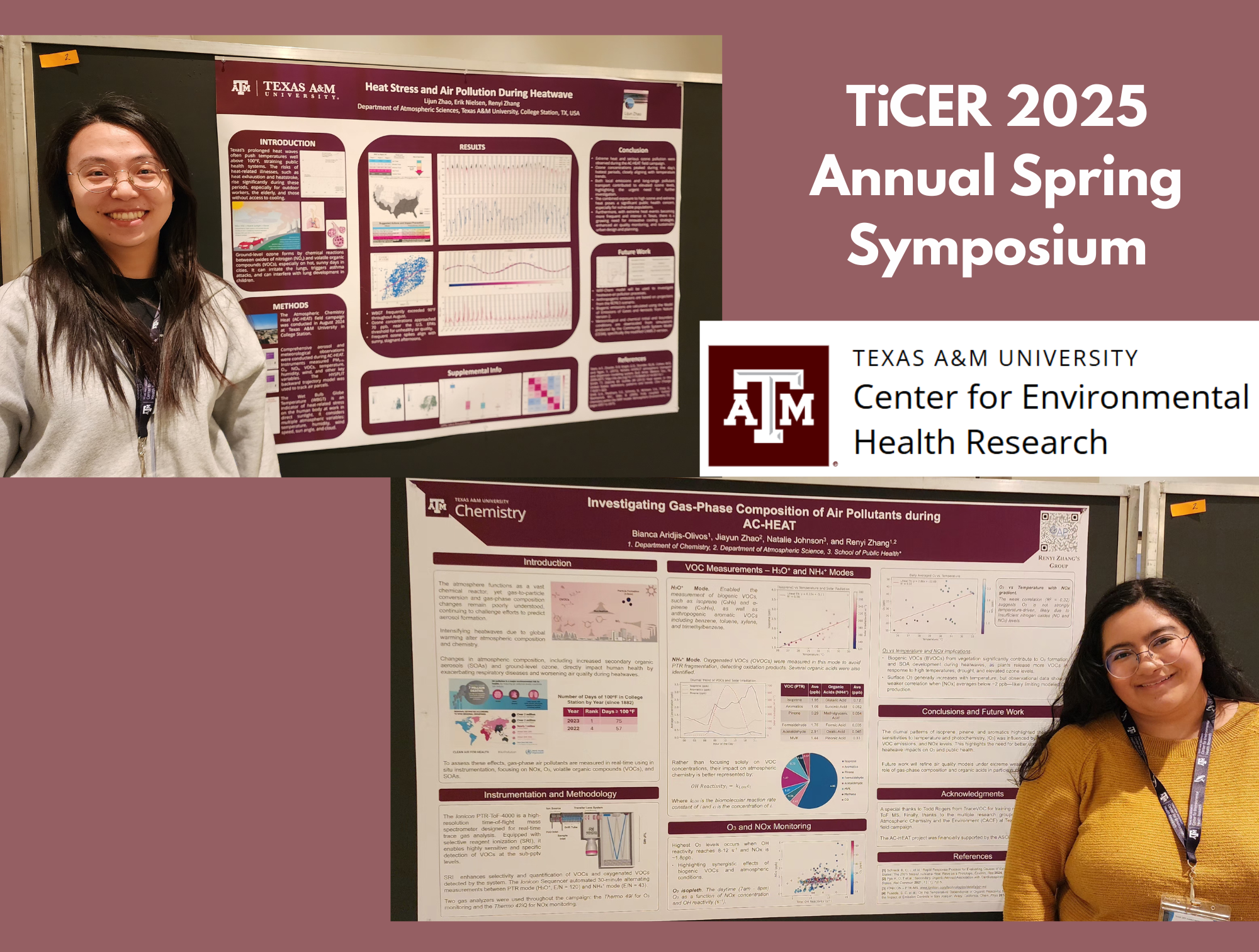 TiCER 2025 Annual Spring Poster Symposium – Dr. Renyi Zhang's Group
